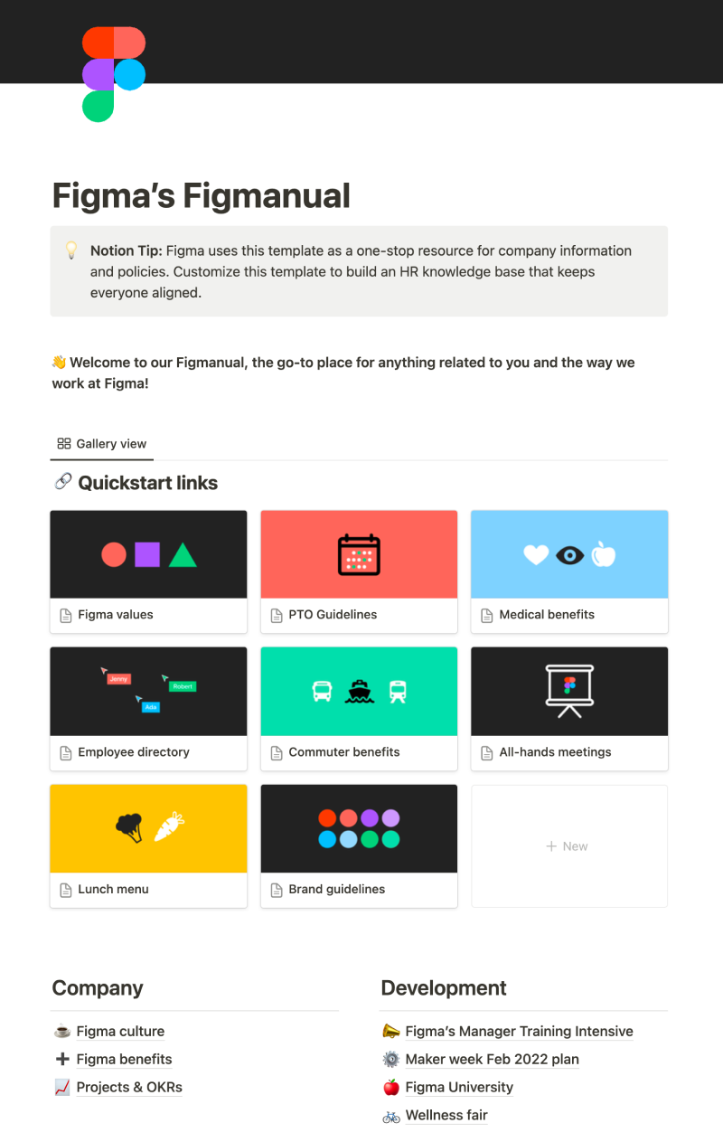 Central Employee Hub - Notion B2B